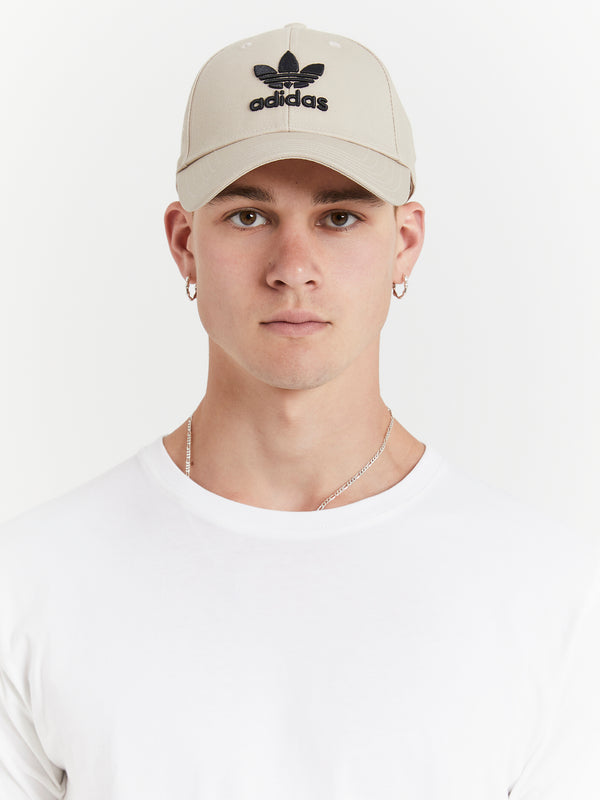 Adidas Trefoil Baseball Cap in Wonder Beige Beige | Glue Store