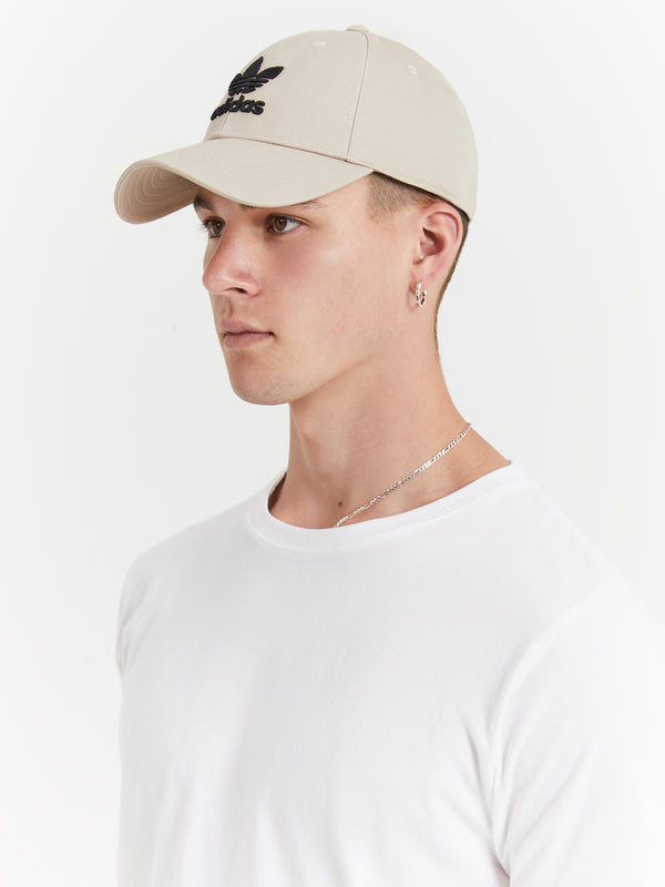 Adidas Trefoil Baseball Cap in Wonder Beige Beige | Glue Store