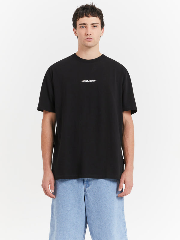 Wndrr Detach Box Fit T-Shirt Black | Glue Store