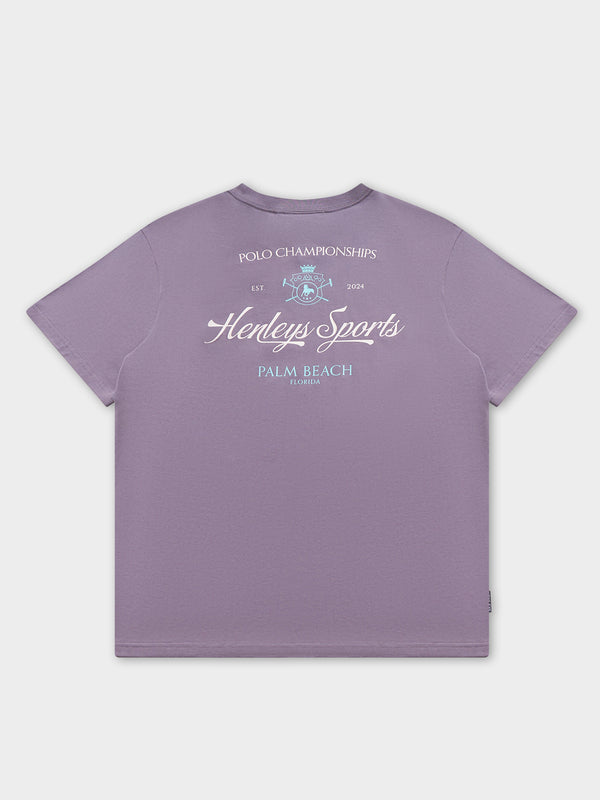 Henleys Palm Beach Tee Faded Slate | Glue Store