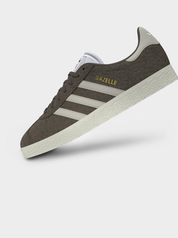 Adidas Women's Gazelle In Brown & White