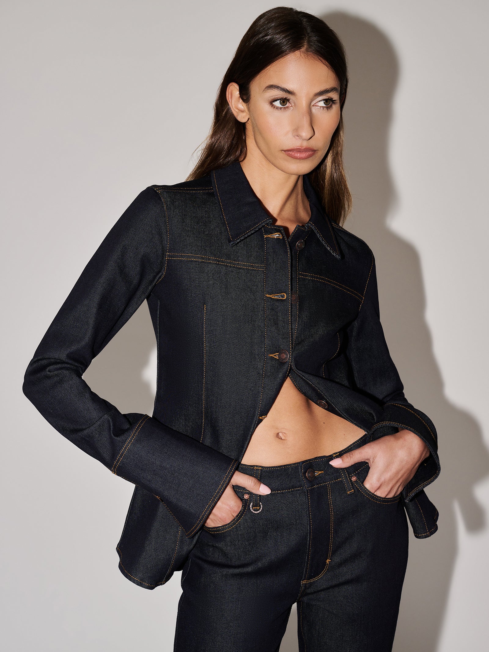 Neuw Resonate Muse Denim Jacket Raw Indigo Raw Indigo