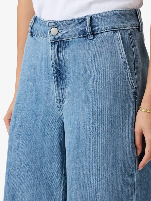 Lulu & Rose Bria Denim Palazzo Light Blue | Glue Store