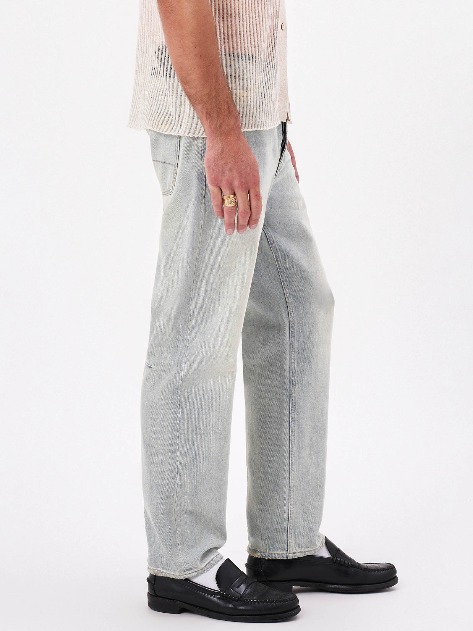 Neuw River Relaxed Jeans Grinderman Mid Vintage Indigo