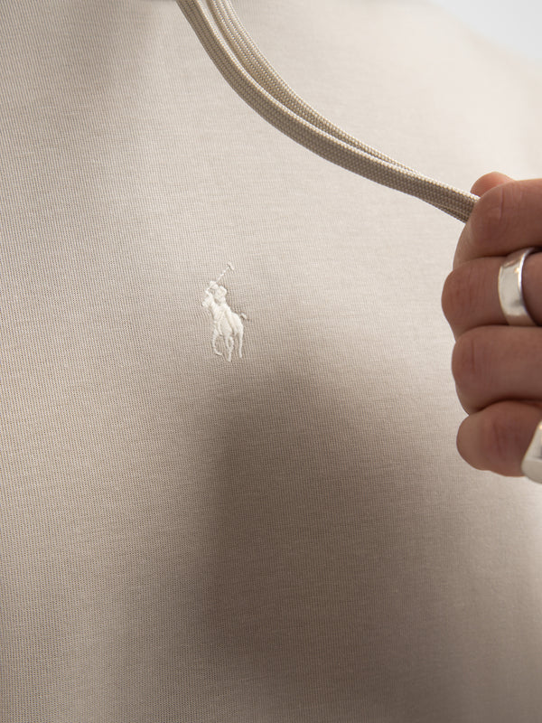 Polo Ralph Lauren Centre Logo Hoodie Stone | Glue Store