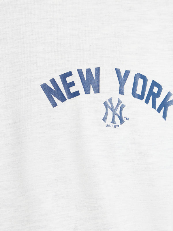 Majestic New York Yankees Arch Heavyweight T-Shirt Snow Marl