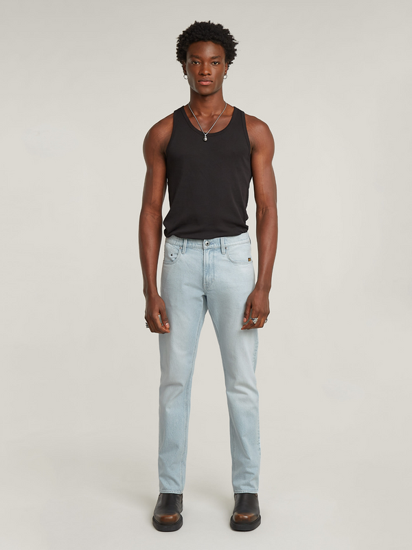 G-Star Mosa Straight Jean Sun Faded Blue Vapour | Glue Store