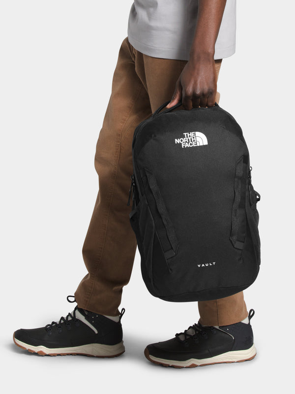 The north face Vault Backpack in Black Black | Glue Store