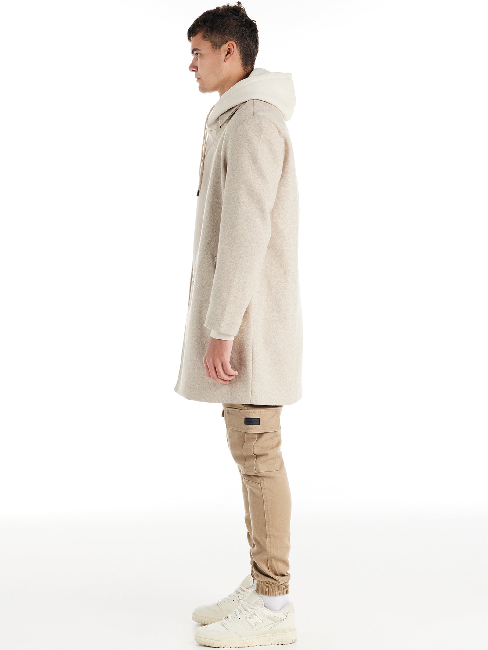 Nana judy The Butler Coat in Beige Beige | Glue Store