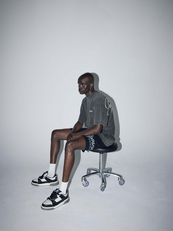 Represent Represent Owners Club Script Mesh Shorts Black