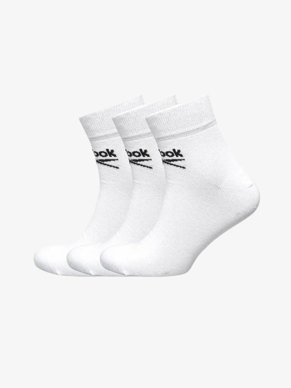 Reebok Socks Core Ankle 3 Pack White | Glue Store