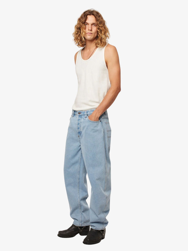 Rollas Ezy Barrel Jeans Bleach Blue | Glue Store