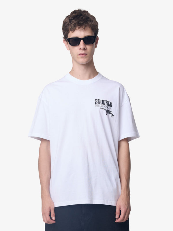 S-Double World Wide Roots Tee White | Glue Store