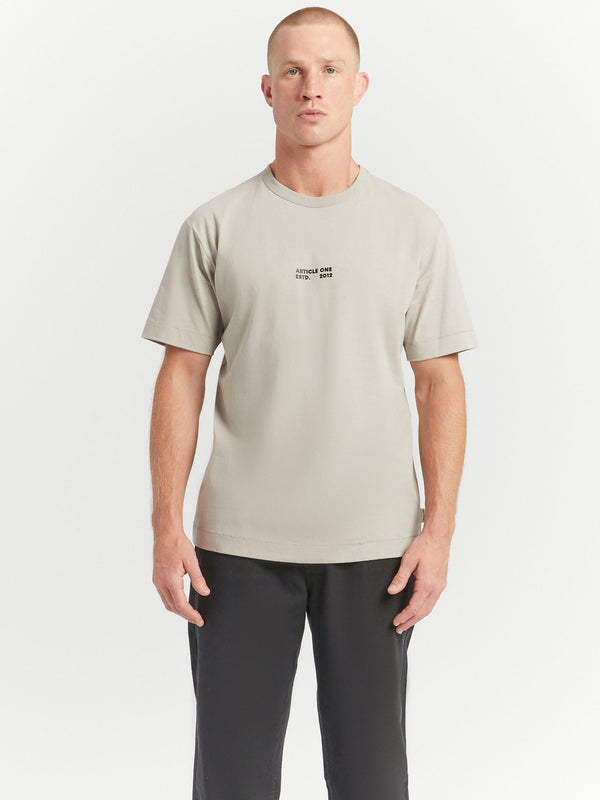 Article One Estd Logo T-Shirt Fog | Glue Store