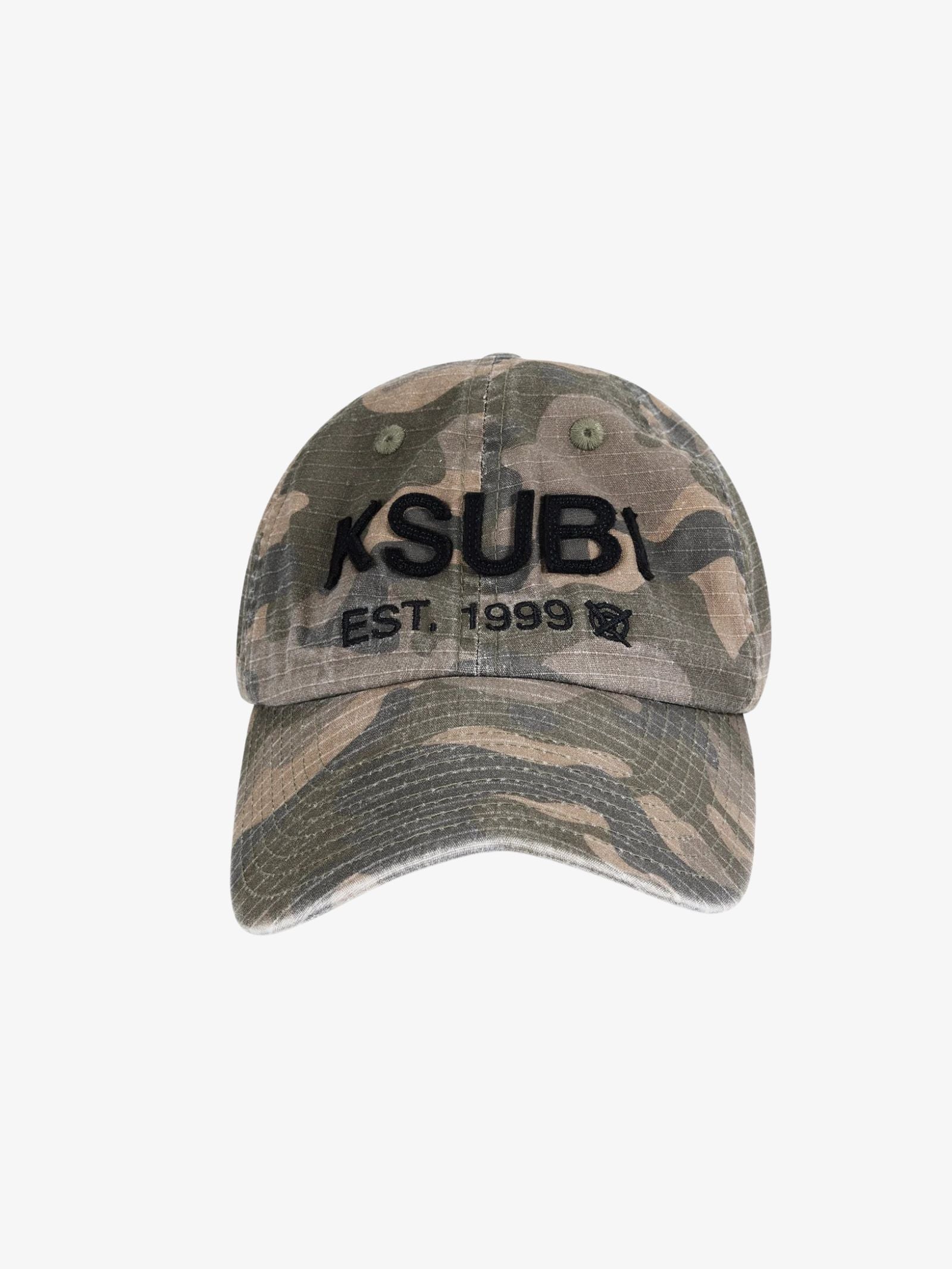Ksubi Camo Rip Stop Cap GREEN | Glue Store