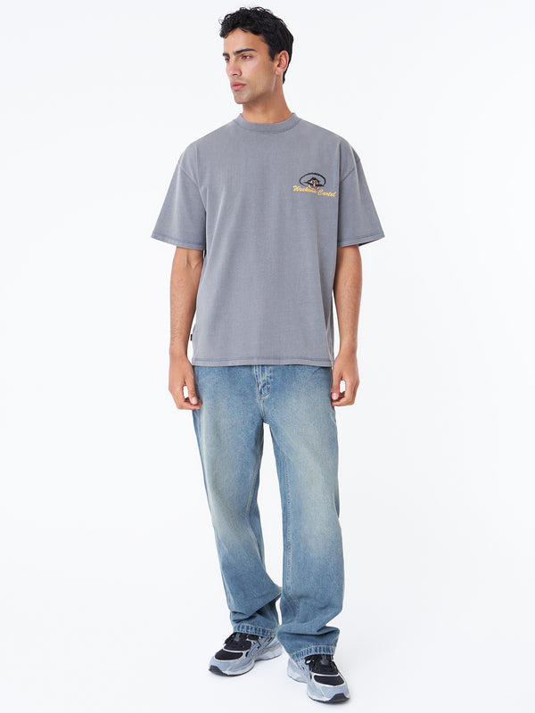 Weekend Cartel Moustache Tee Dove | Glue Store