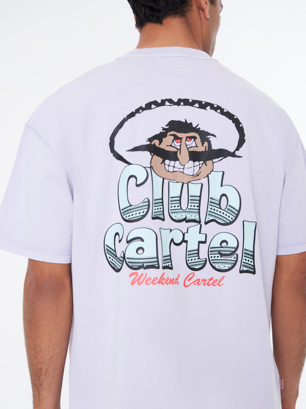 Weekend Cartel Moustache Tee - Thistle Thistle | Glue Store