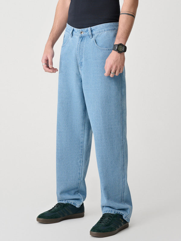 Xlarge Art Emb Bull Denim 91 Pant Mid Blue | Glue Store
