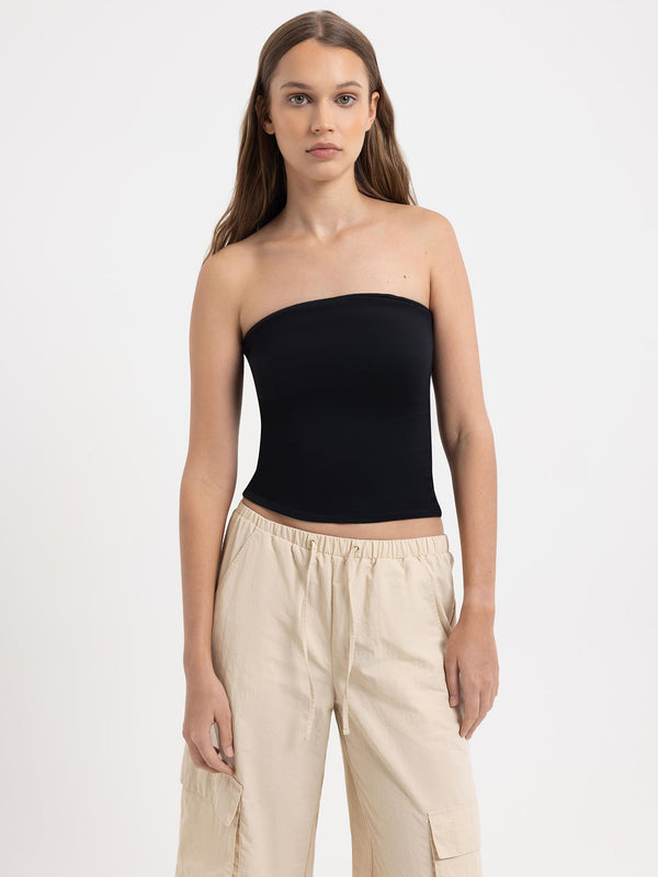 Beyond her Ollie Tube Top Black | Glue Store