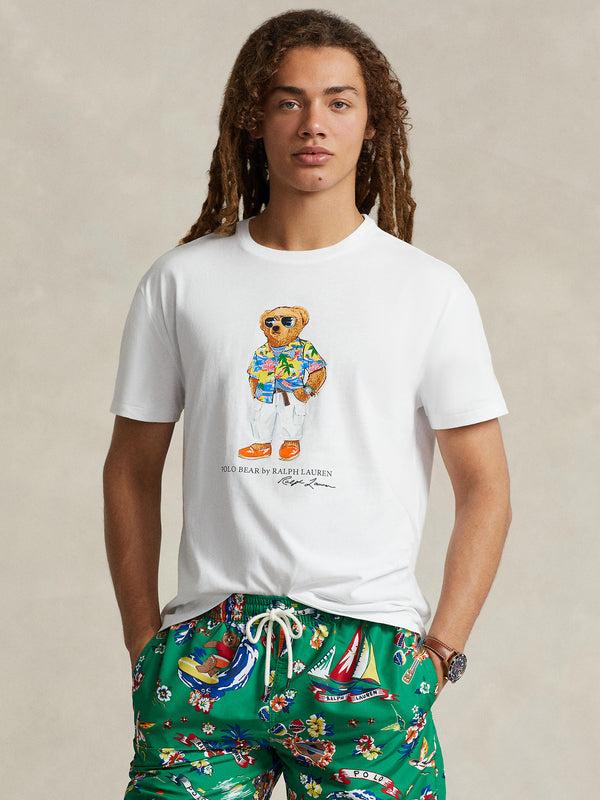 Polo Ralph Lauren Beach Club Bear White | Glue Store