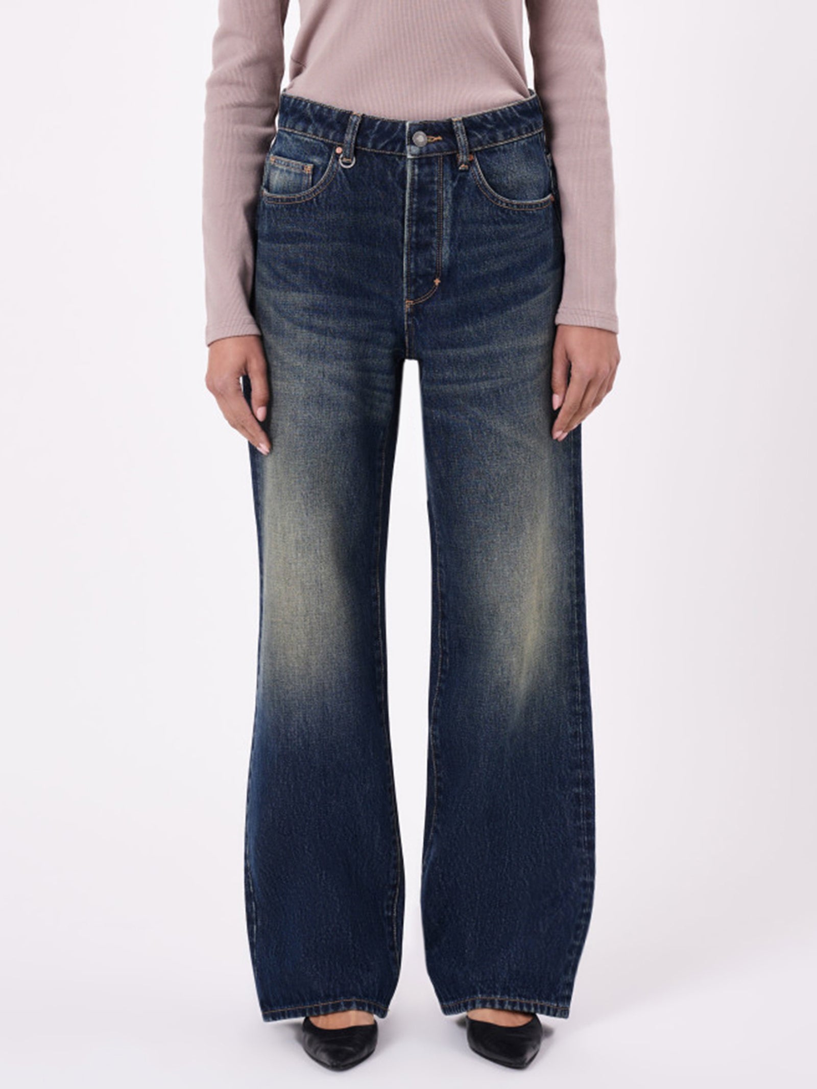 Neuw Coco Relaxed Omen Jeans Dark Vintage Indigo