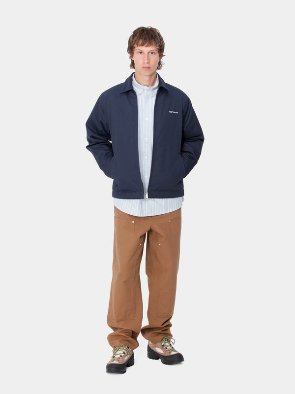 Carhartt wip Module Script Jacket Black/white | Glue Store