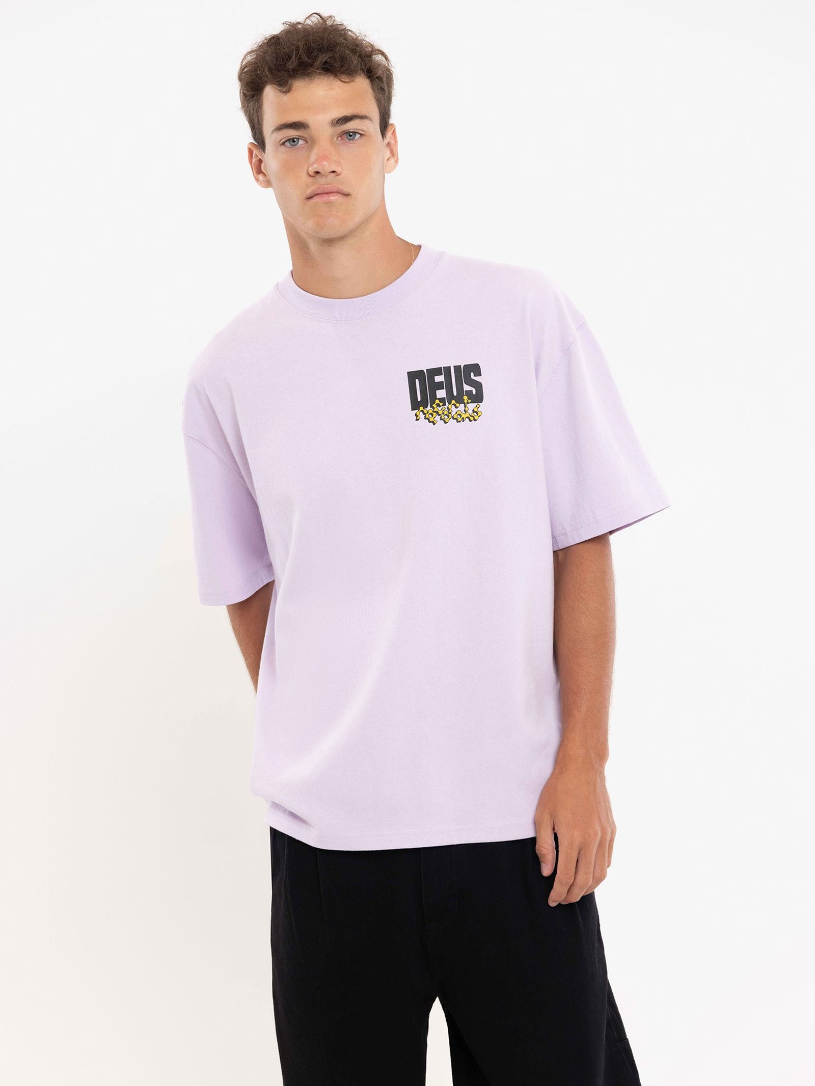 Deus Vinyl Destination T-shirt Orchid hush | Glue Store