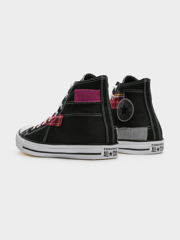 Unisex Converse Chuck Taylor All Star Patchwork High Top Sneakers