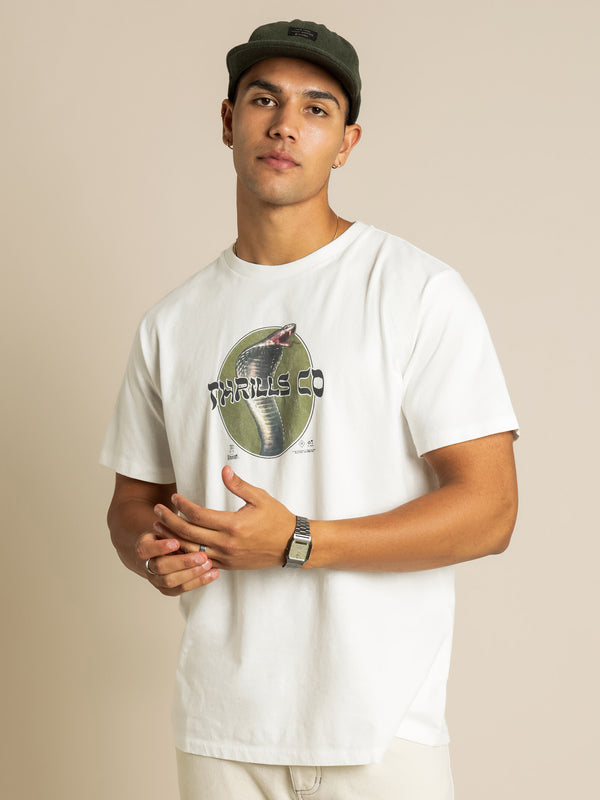 Thrills Mania Merch Fit T-Shirt White | Glue Store