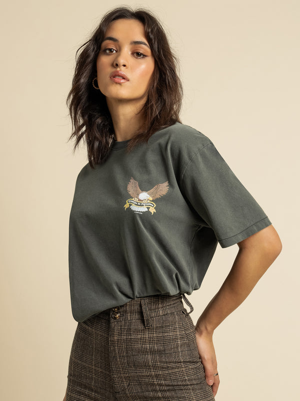 Thrills Troubled Paradise Short Sleeve T-Shirt Merch Blac