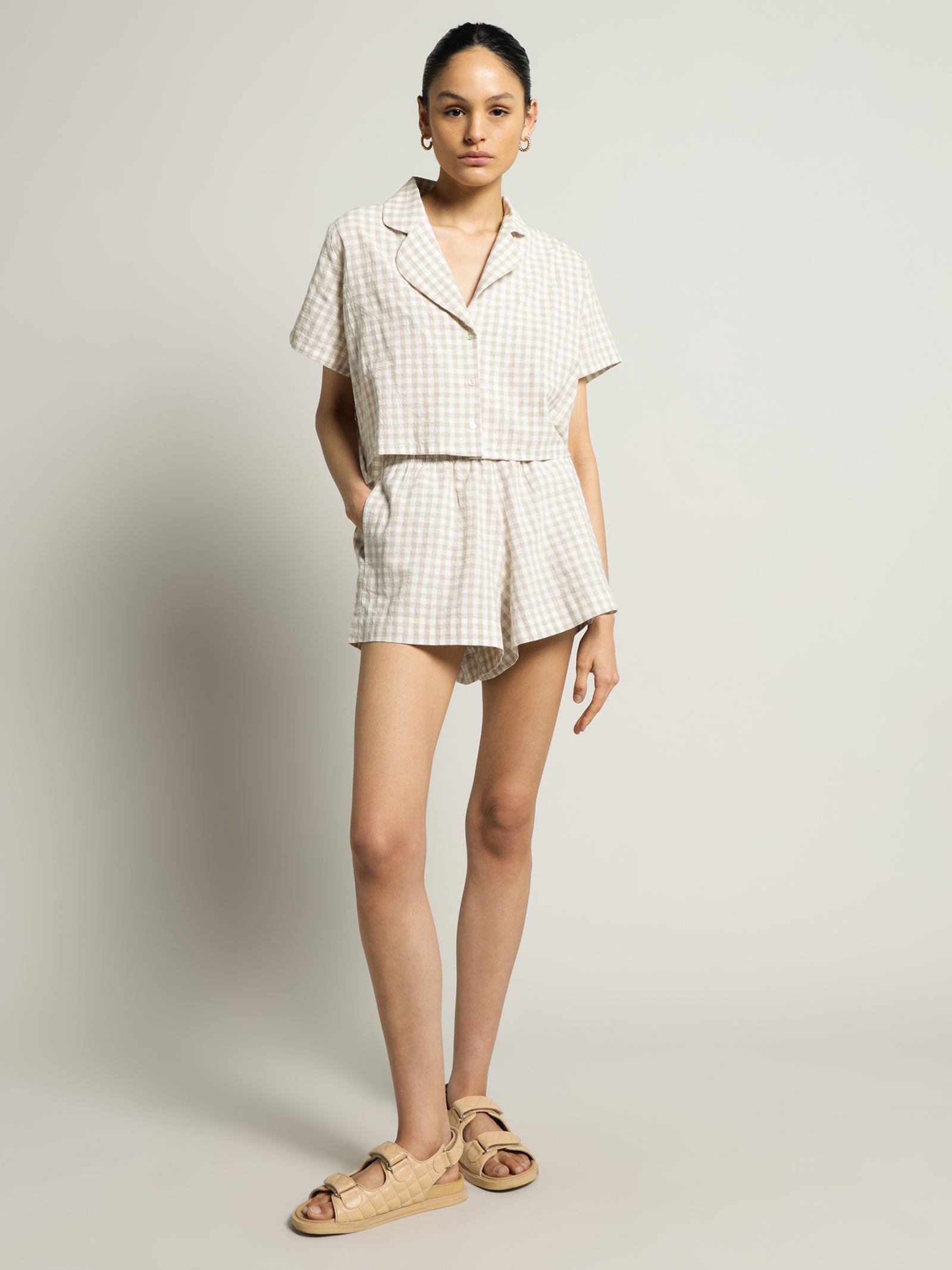 Nude Lucy Clive Short Check | Glue Store