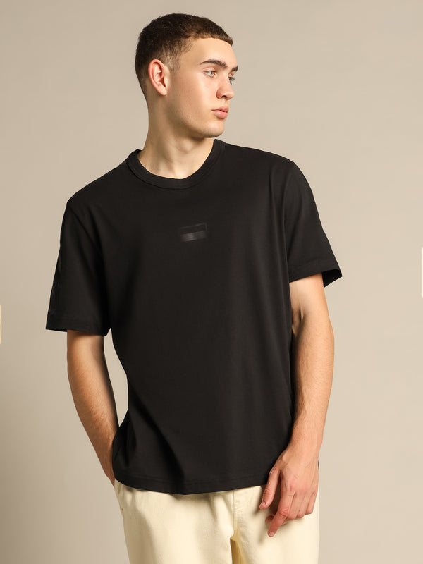 Adidas RYV Logo T-Shirt in Black Black | Glue Store