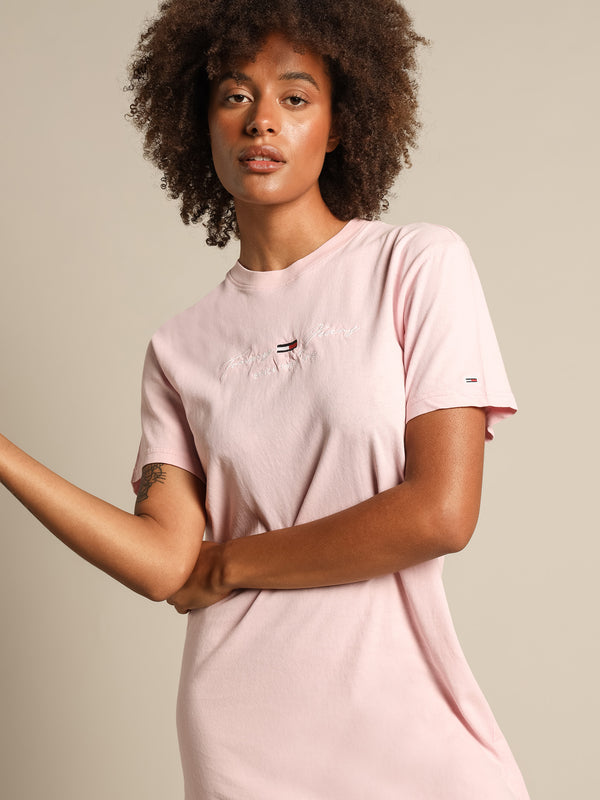 Tommy Hilfiger Pastel T-Shirt Dress Romantic P | Glue Store