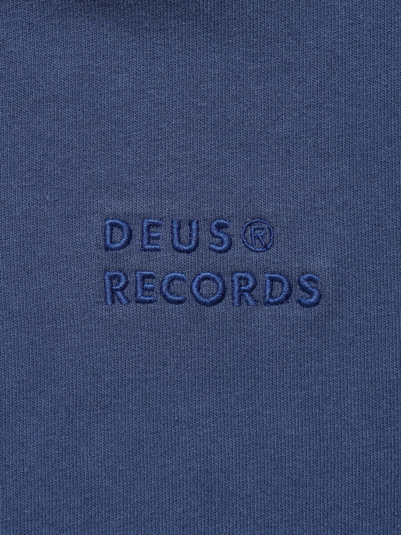 Deus Deus Records All Caps T-Shirt Light Blue | Glue Store