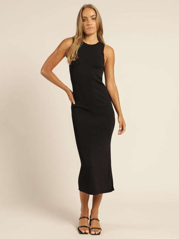 First Mse Shiva Knit Dress Black | Glue Store