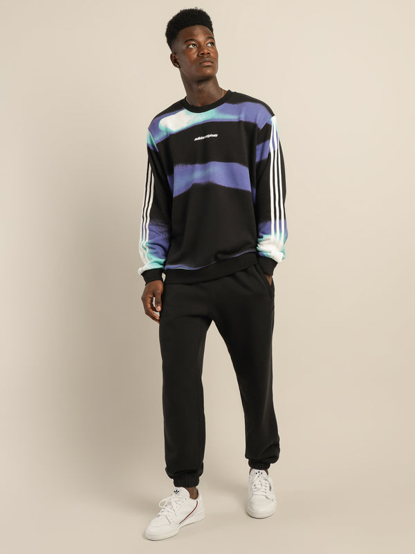 Adidas Graphics Y2K Crew Black | Glue Store