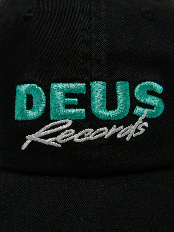 Deus Compact Dad Cap in Black & Blue Black blue | Glue Store