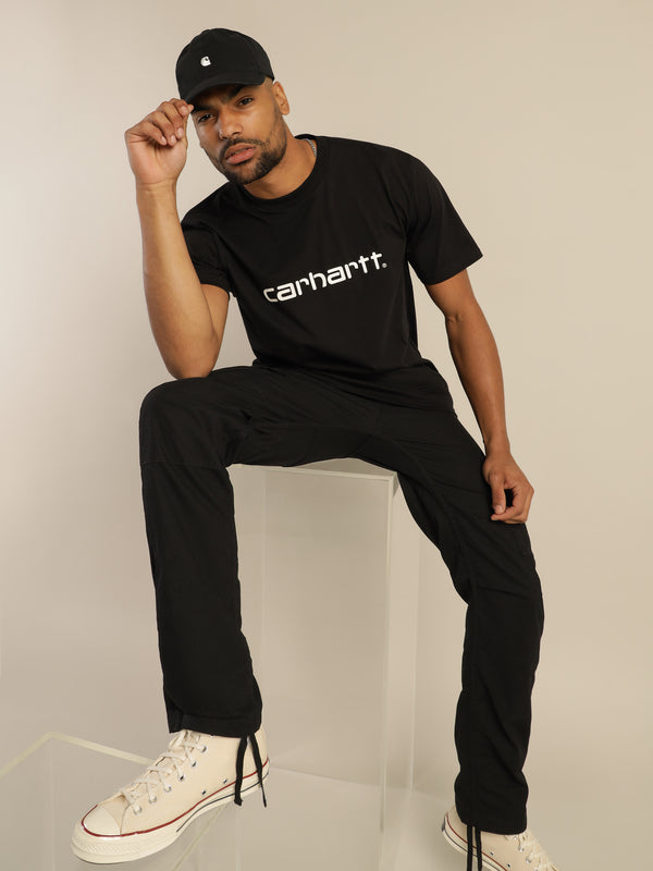 Carhartt Wip Short Sleeve Script T-Shirt Black | Glue Store