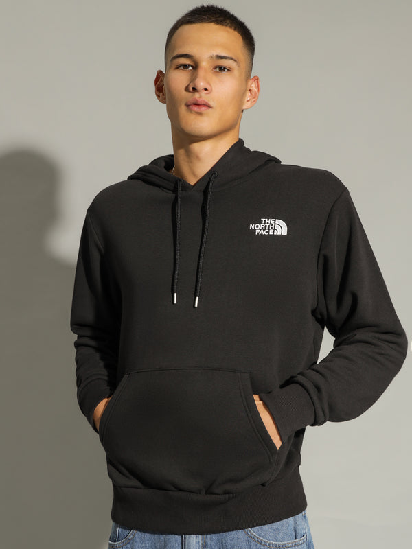 The north face Mens Simple Logo Hoodie in TNF Black Black | Glue Store