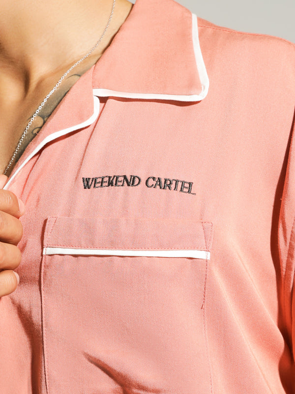 Weekend cartel Tenpin Shirt in Taffy Red Taffy | Glue Store