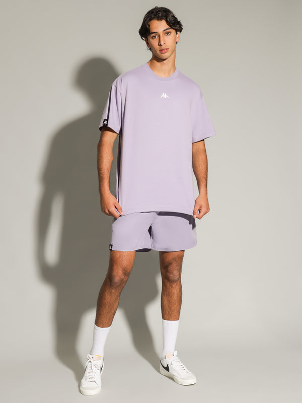 Kappa Authentic Hey T-Shirt A0B Violet Lavander-Wht Bright