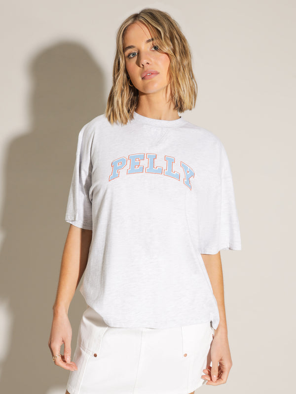 Ena Pelly Collegiate Pelly T-Shirt White | Glue Store