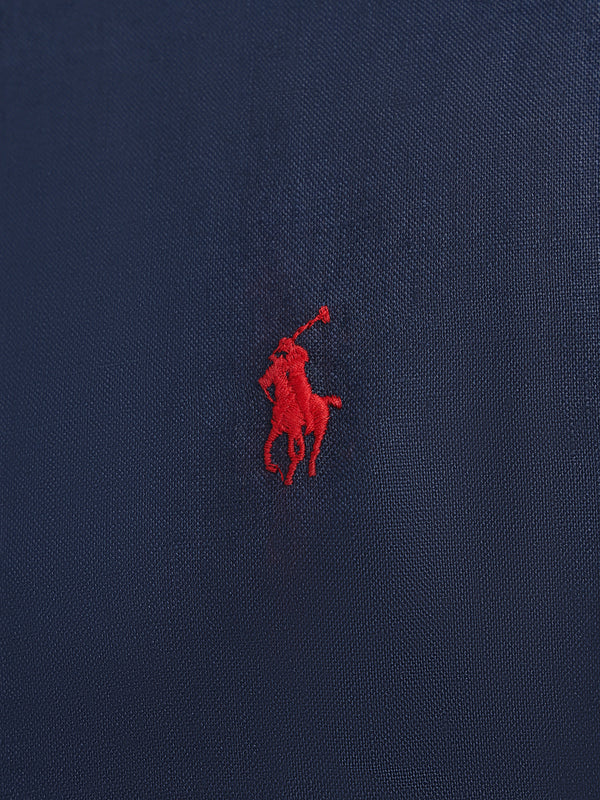 Polo Ralph Lauren Long Sleeve Linen Shirt Navy | Glue Store