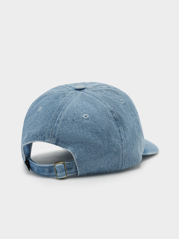 Stussy Stock Low Pro Cap in Denim Denim | Glue Store
