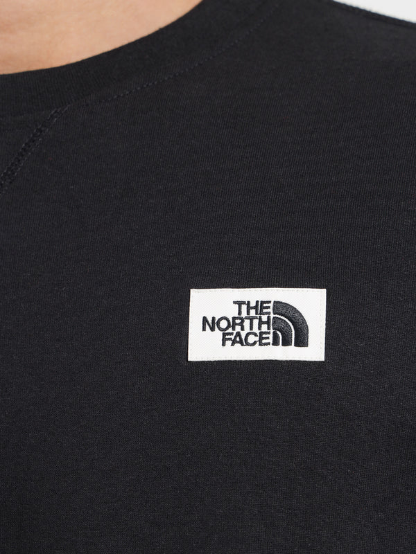 The North Face Heritage Patch Crew Black | Glue Store