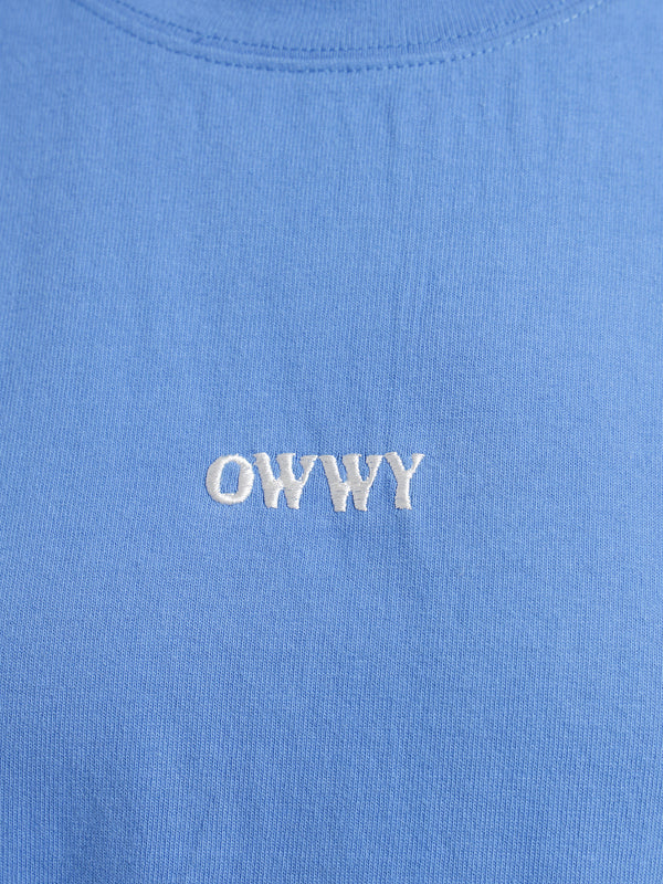 Owwy Heavyweight Logo T-Shirt in Azure Azure | Glue Store