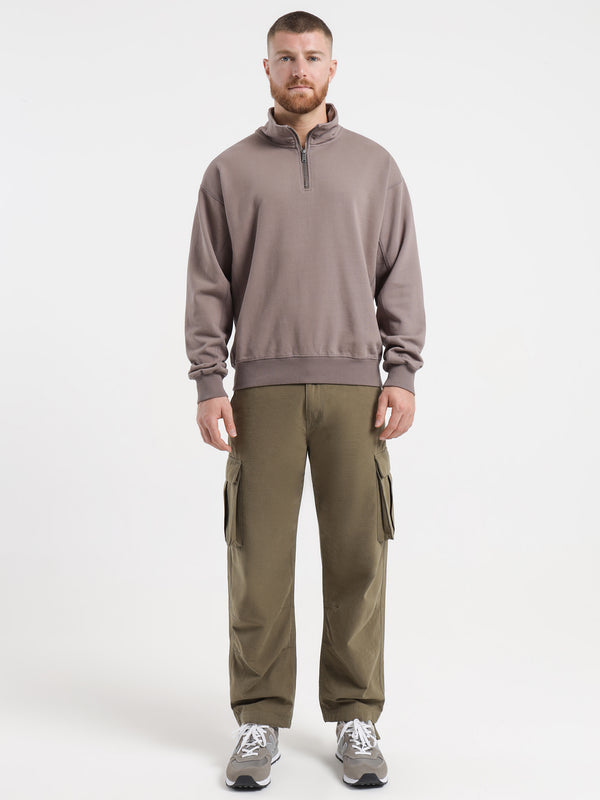 Article One Fabian Zip Fleece Ash | Glue Store