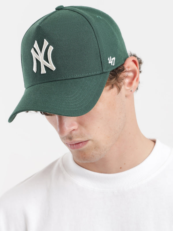 47 Brand 47' MLB New York Yankees Clean Up Cap Green