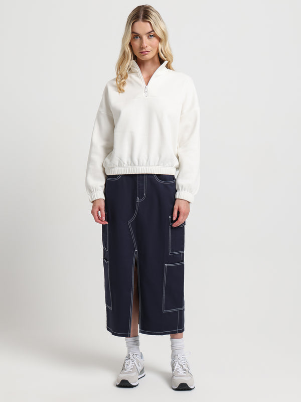 Beyond Her Neptune Denim Skirt Indigo | Glue Store