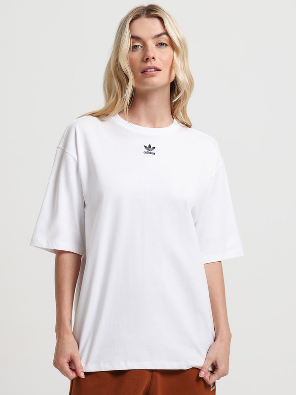 Adidas Adicolor Essentials T-Shirt in White White | Glue Store